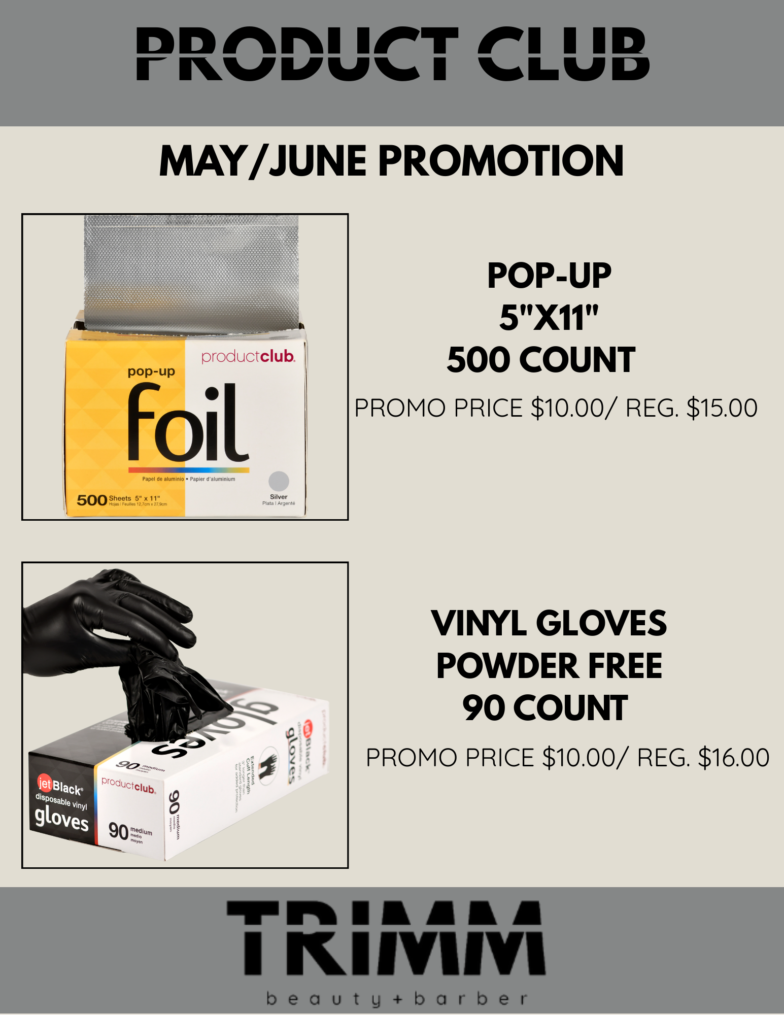 Foil + Gloves – Norcal Salon Services
