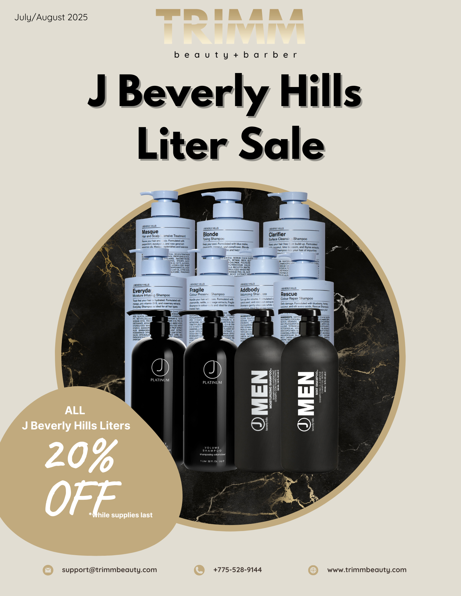 J Beverly Hills Liter Promo – Norcal Salon Services