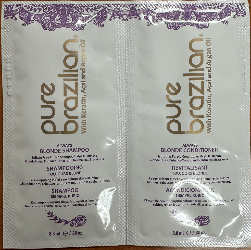 Always Blonde Shampoo/Conditioner Sample Pack – Norcal Salon Services
