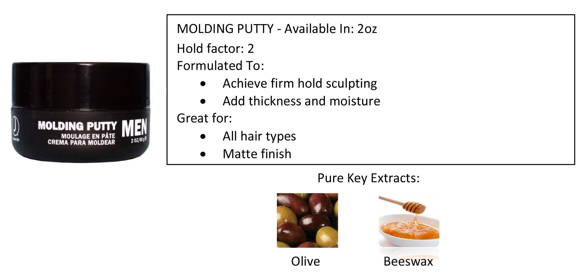 Molding Putty - JBH Mens – Norcal Salon Services